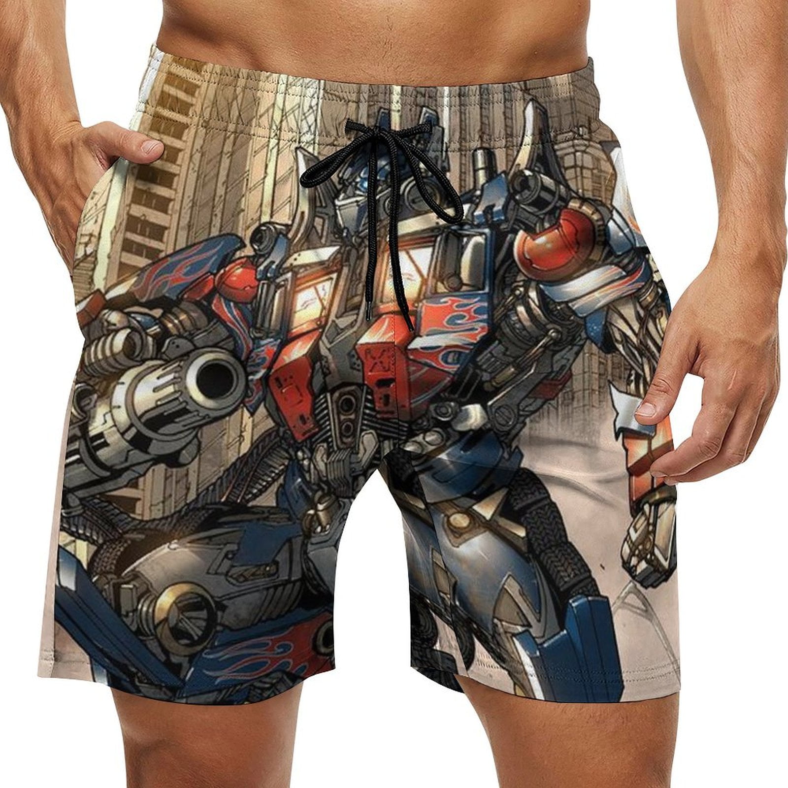 Transformers Swim Trunks Anime Cute for Men Gift L Transformers Merch ...
