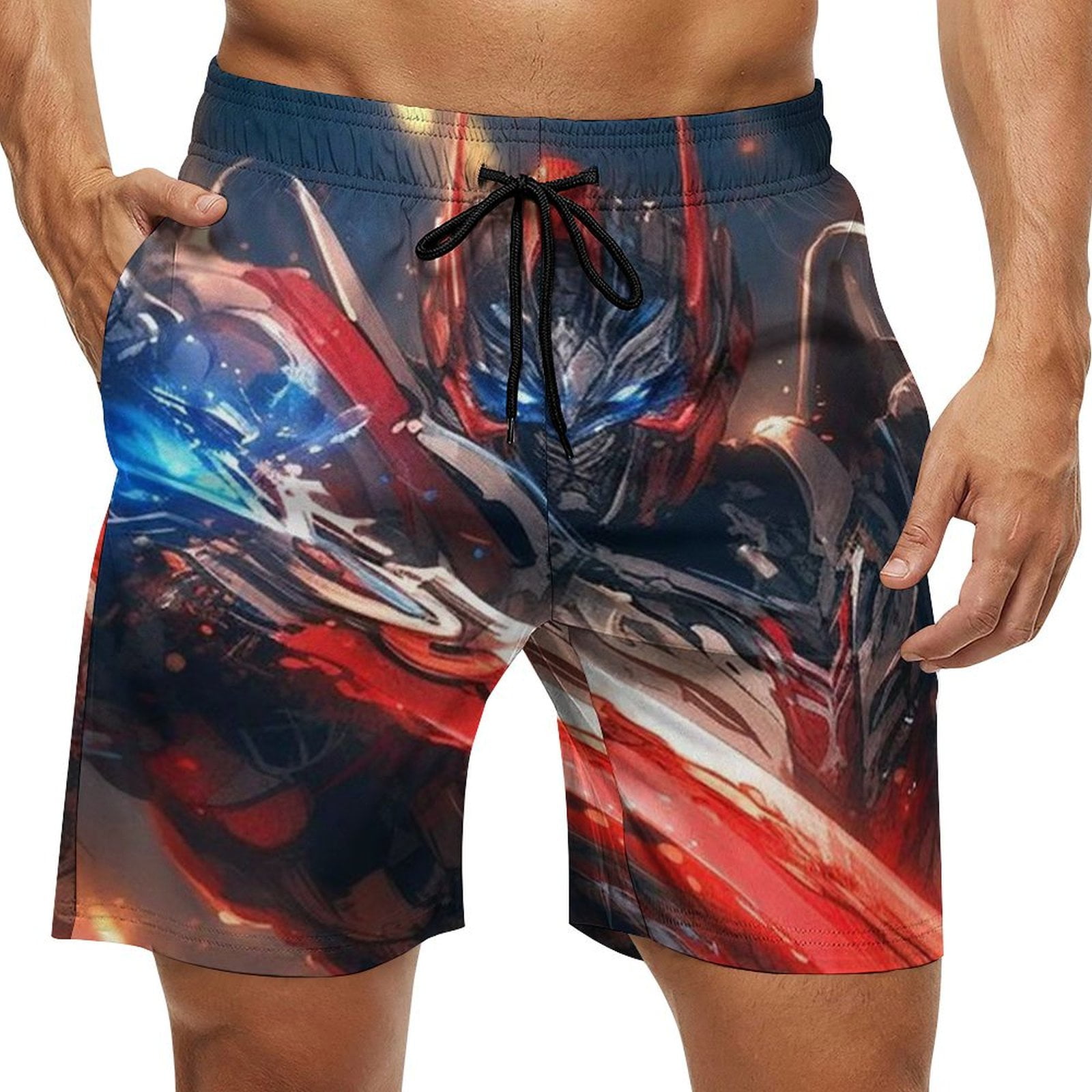 Transformers Swim Trunks Anime Cute for Men Gift S Transformers Merch ...