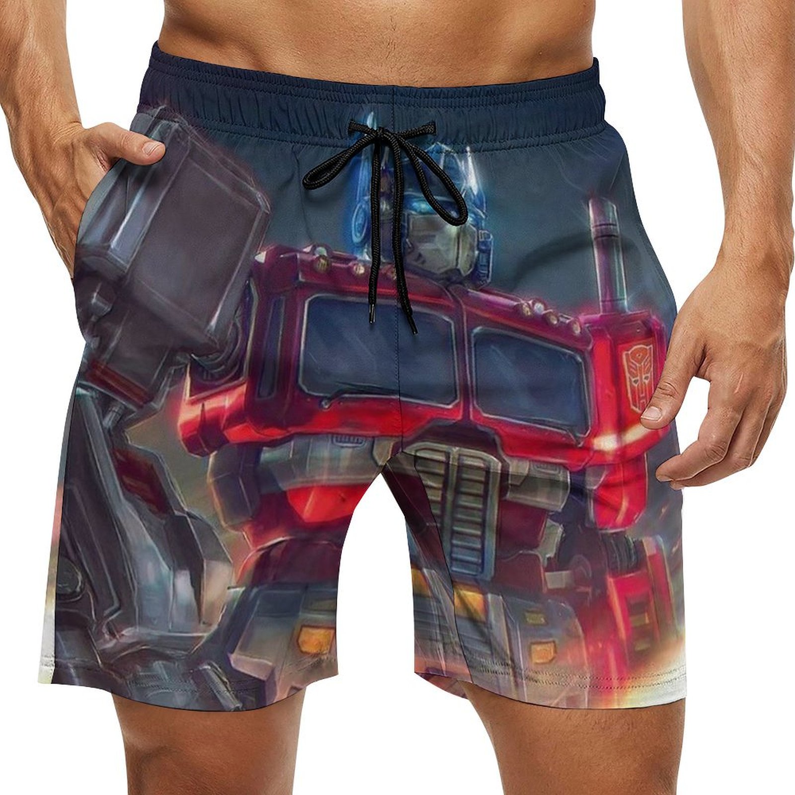 Transformers Swim Trunks Anime Cute for Men Gift S Transformers Merch ...