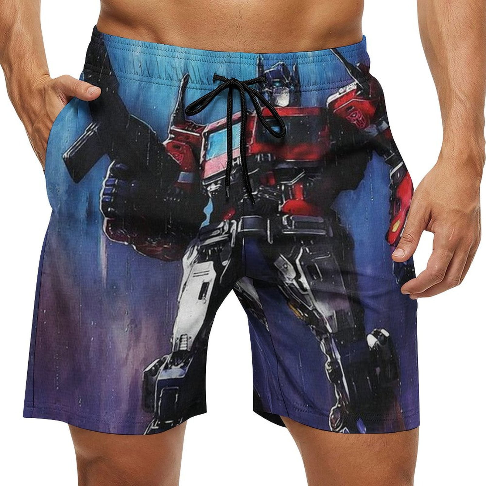 Transformers Swim Trunks Anime Cute for Men Gift XL Transformers Merch ...