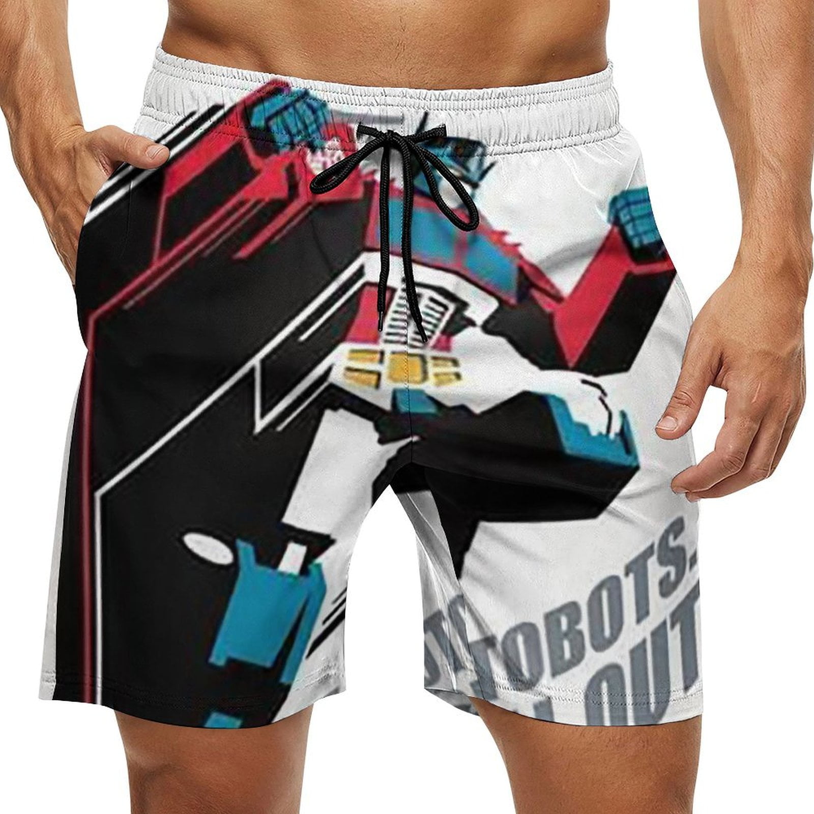 Transformers Swim Trunks Anime Cute for Men Gift XL Transformers Merch ...