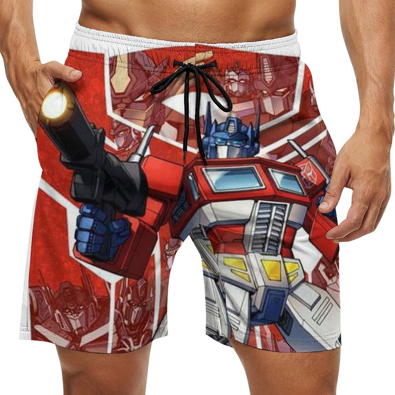 Transformers Swim Trunks Anime Cute for Men Gift XL Transformers Merch ...