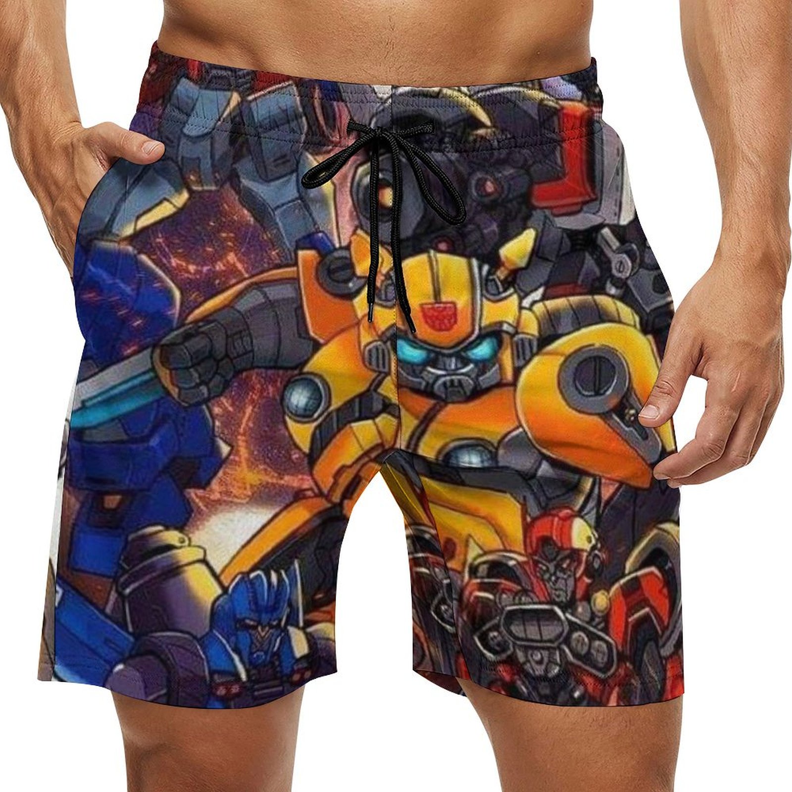 Transformers Swim Trunks Anime Cute for Men Gift XL Transformers Merch ...