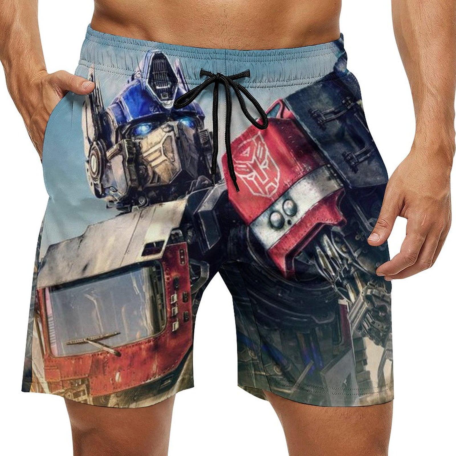Transformers Swim Trunks Anime Cute for Men Gift XL Transformers Merch ...