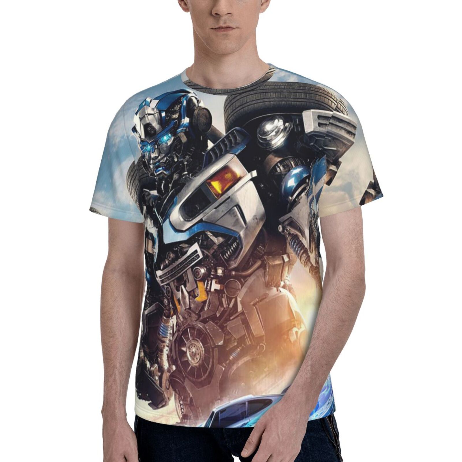 Transformers T-Shirts 3d Printed Short Sleeve Tee Shirt For Men ...