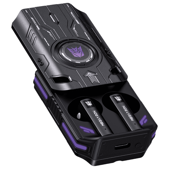 Transformers TF-T76 True Wireless Bluetooth 6.0 Earbuds with Mic, Mecha ...