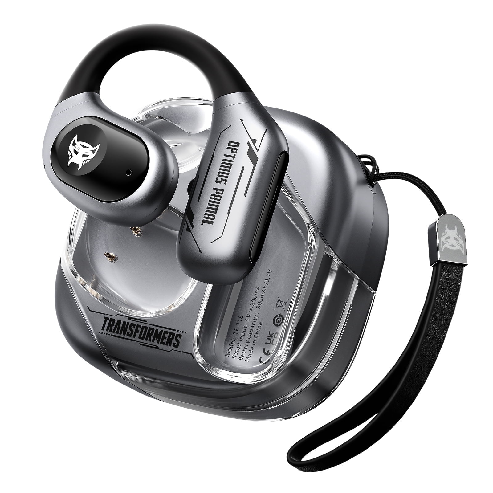 Transformers TF-T18 Open-Ear Wireless Earbuds Bluetooth Headphones ...