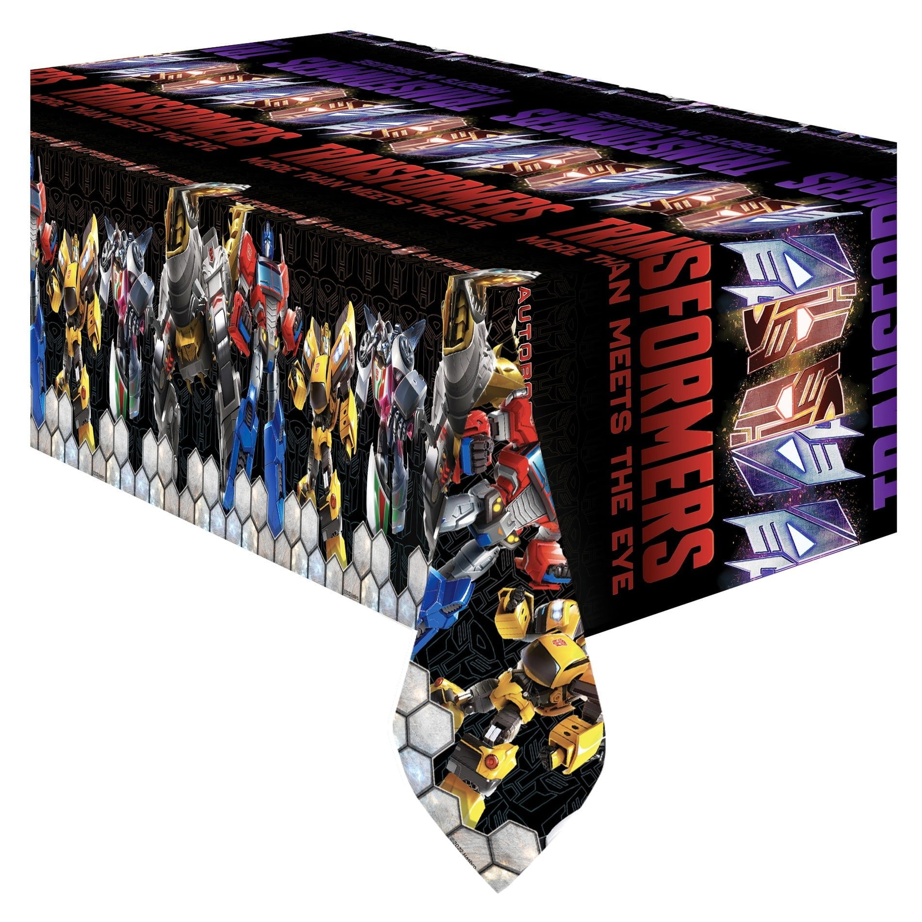 Treasures Gifted Transformers Table Cover, 54in x 108in, Party Supplies ...