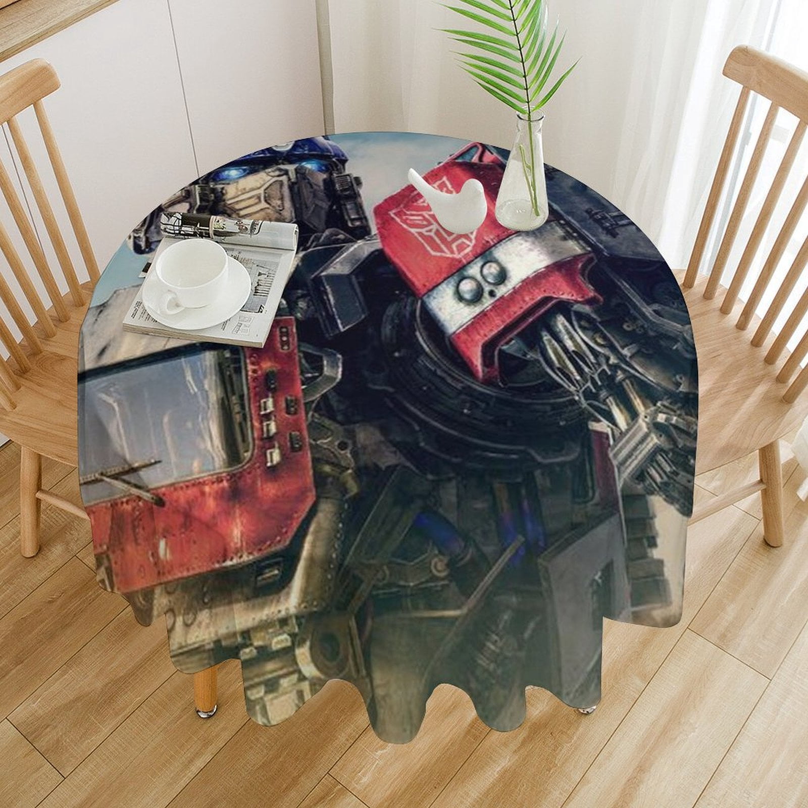 Transformers Tablecloth Anime for Dining Table Picnic Gift 36x36in ...