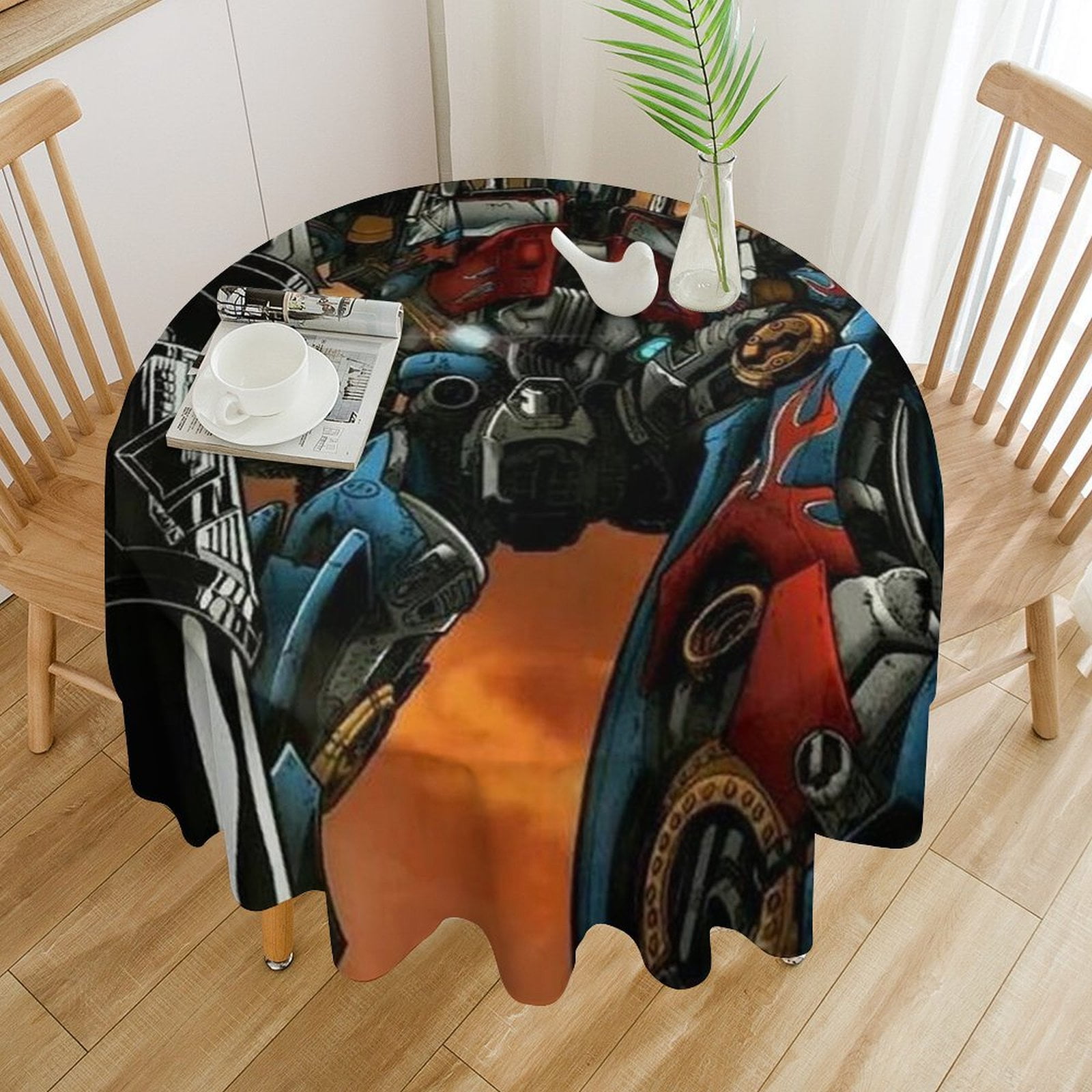 Transformers Tablecloth Anime for Dining Table Picnic Gift 36x36in ...