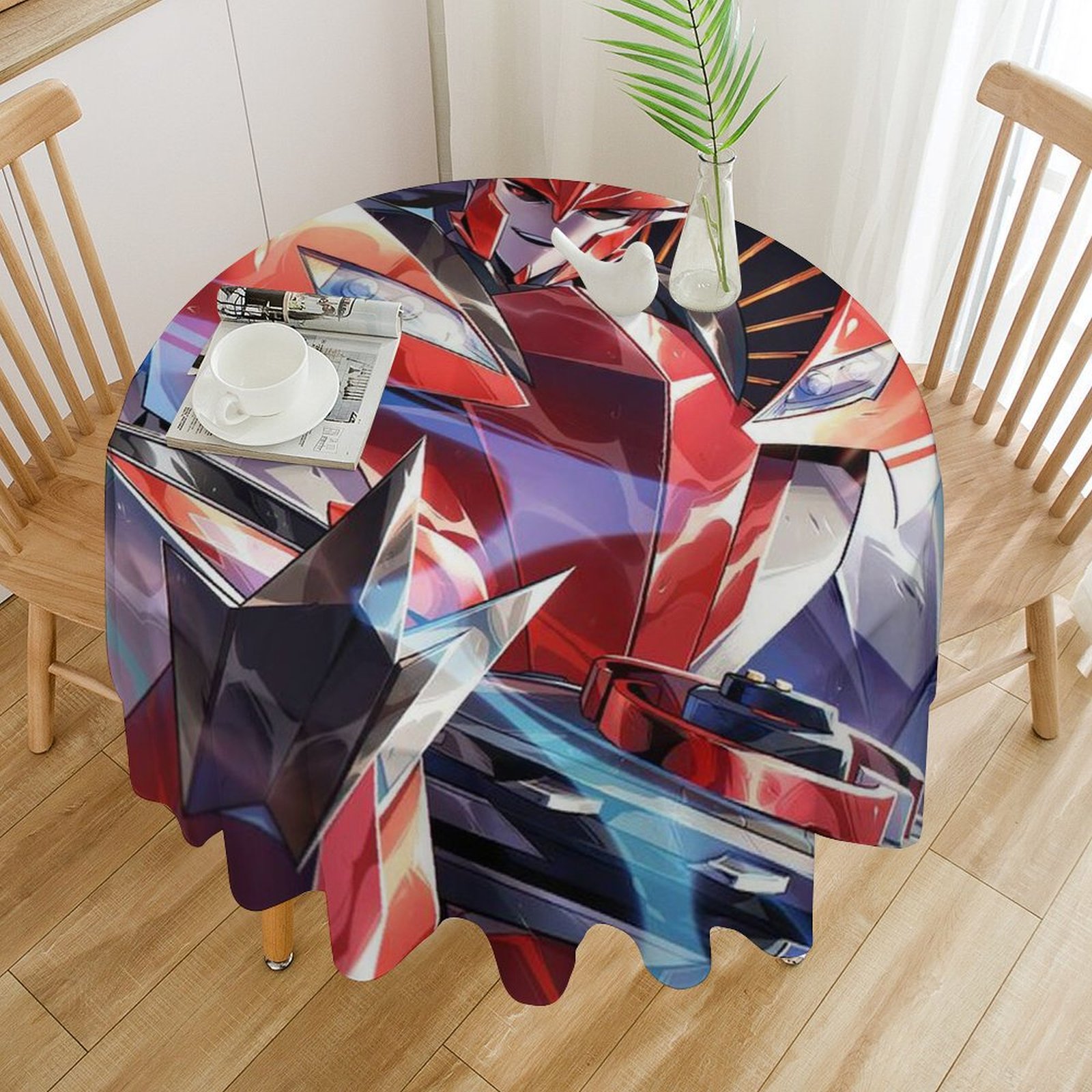 Transformers Tablecloth Anime for Dining Table Picnic Gift 36x36in ...