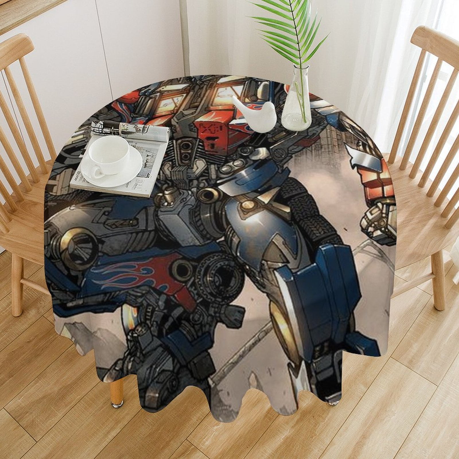 Transformers Tablecloth Anime for Dining Table Picnic Gift 50x50in ...