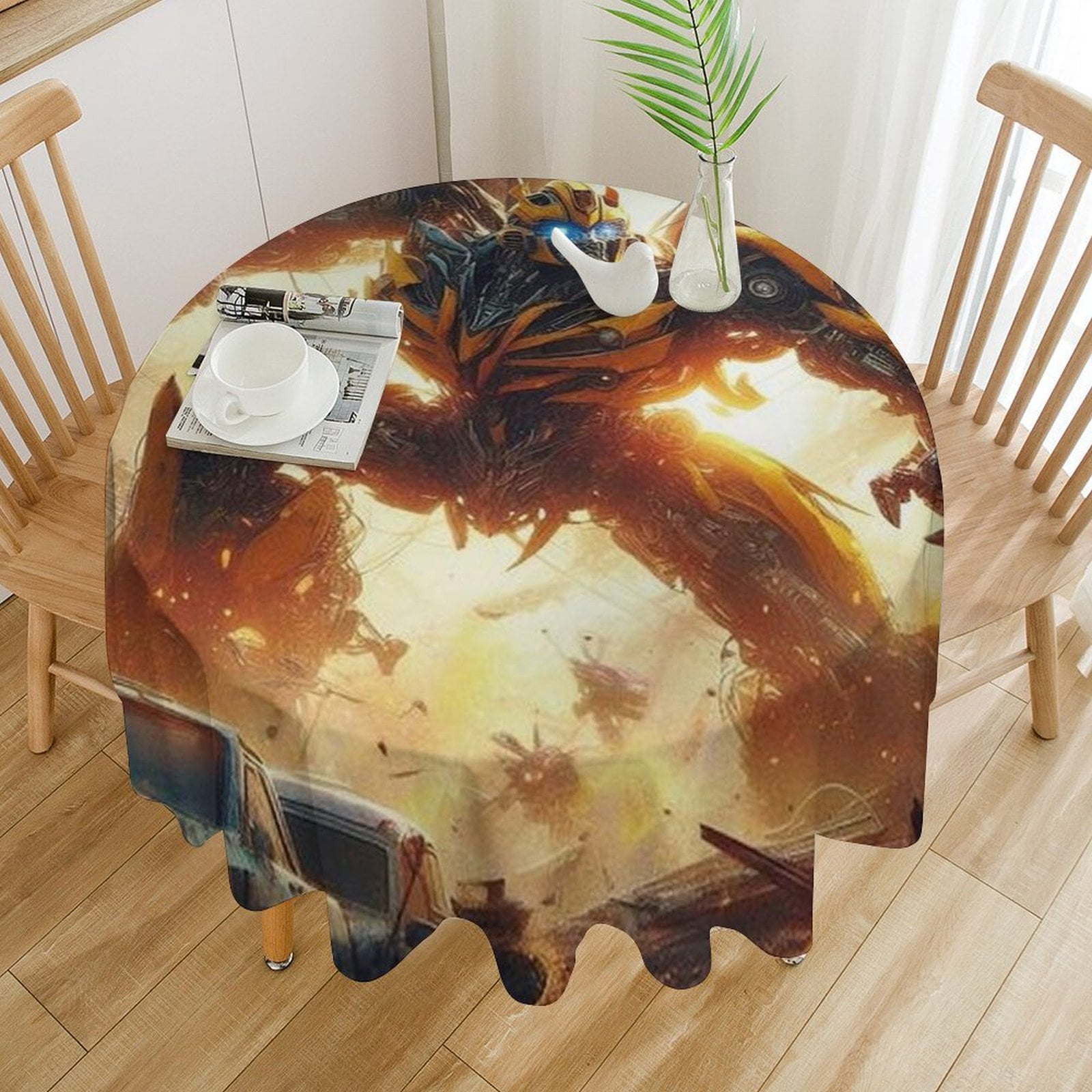 Transformers Tablecloth Anime for Dining Table Picnic Gift 60x60in ...