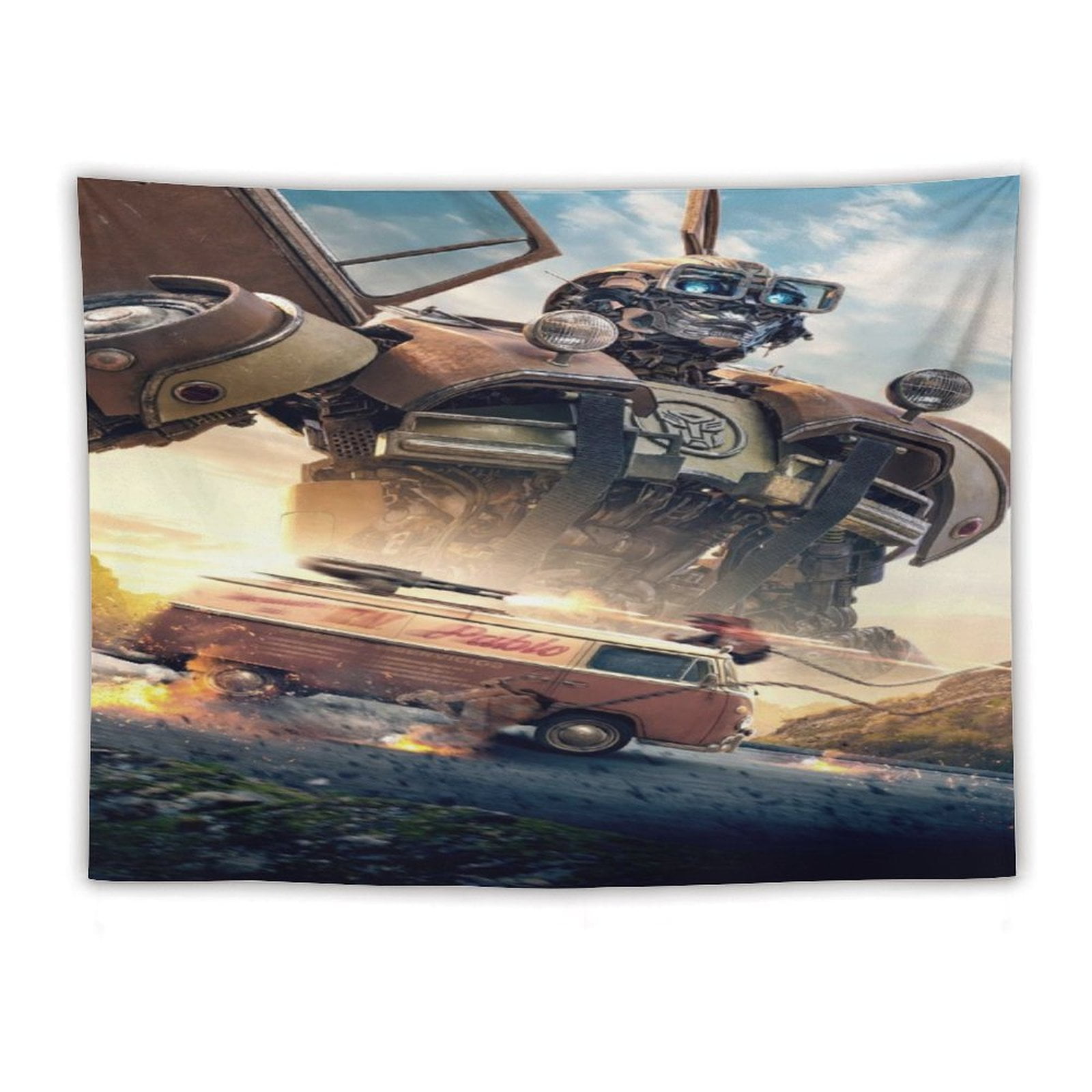 Transformers Tapestry Anime Poster Wall Hanging Art Decor For Living ...