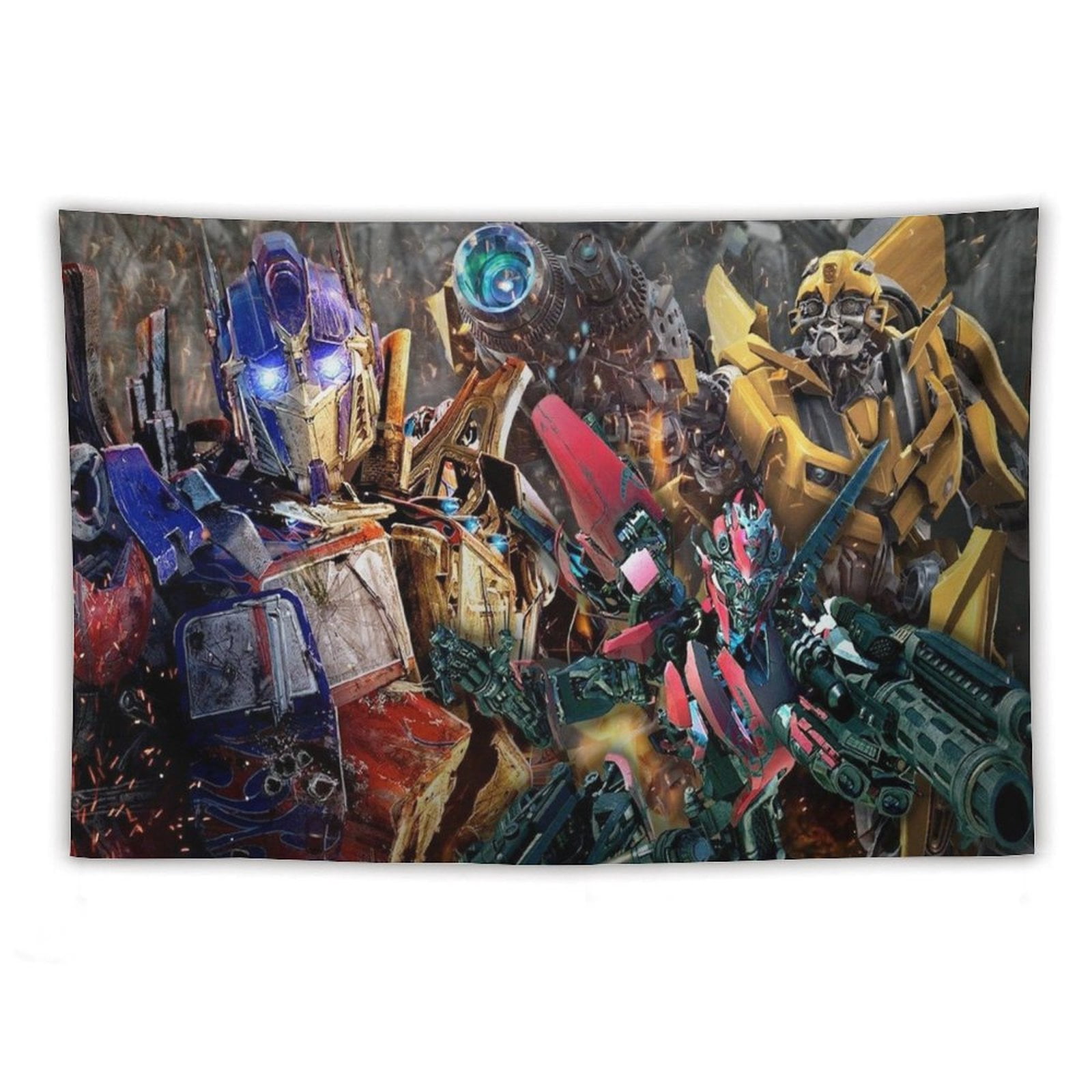 Transformers Tapestry Anime Poster Wall Hanging Art Decor For Living ...