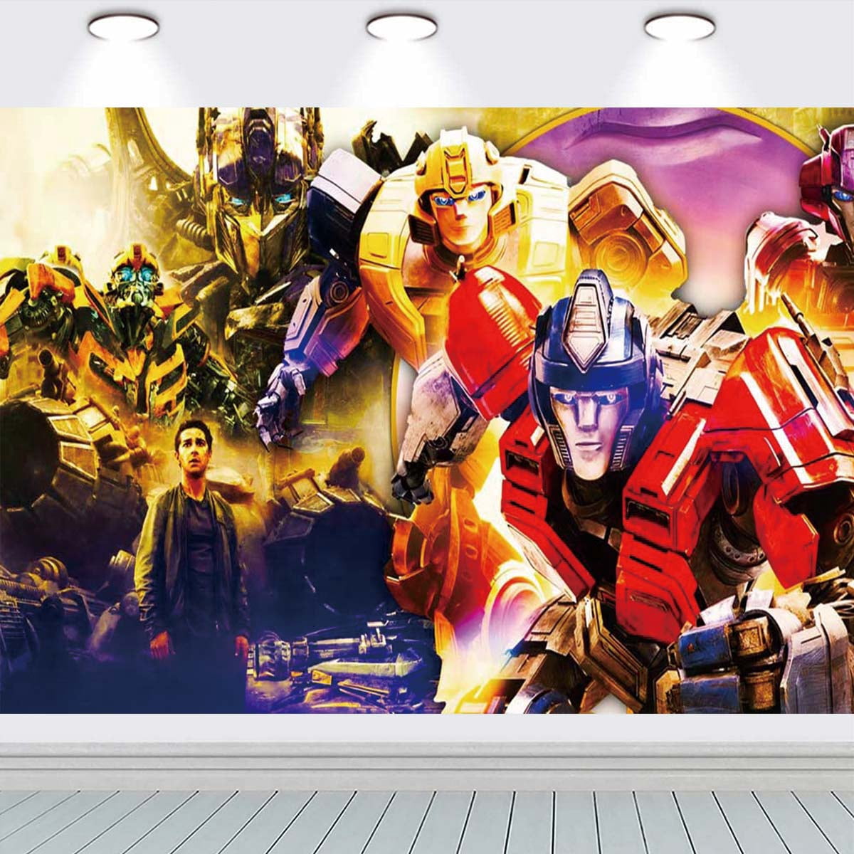 Transformers Taspestry Wall Decor school Background Backdrop Party ...