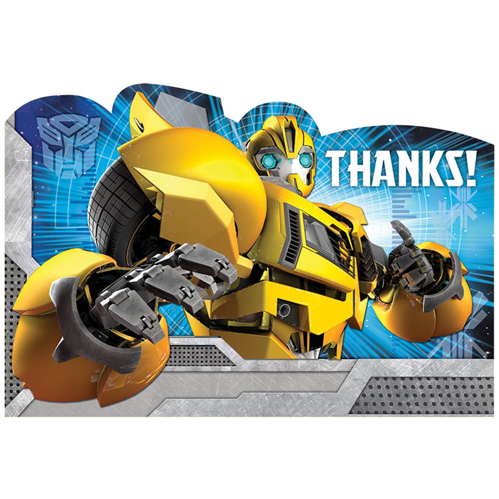Transformers Thank-You Notes (8) - Walmart.com