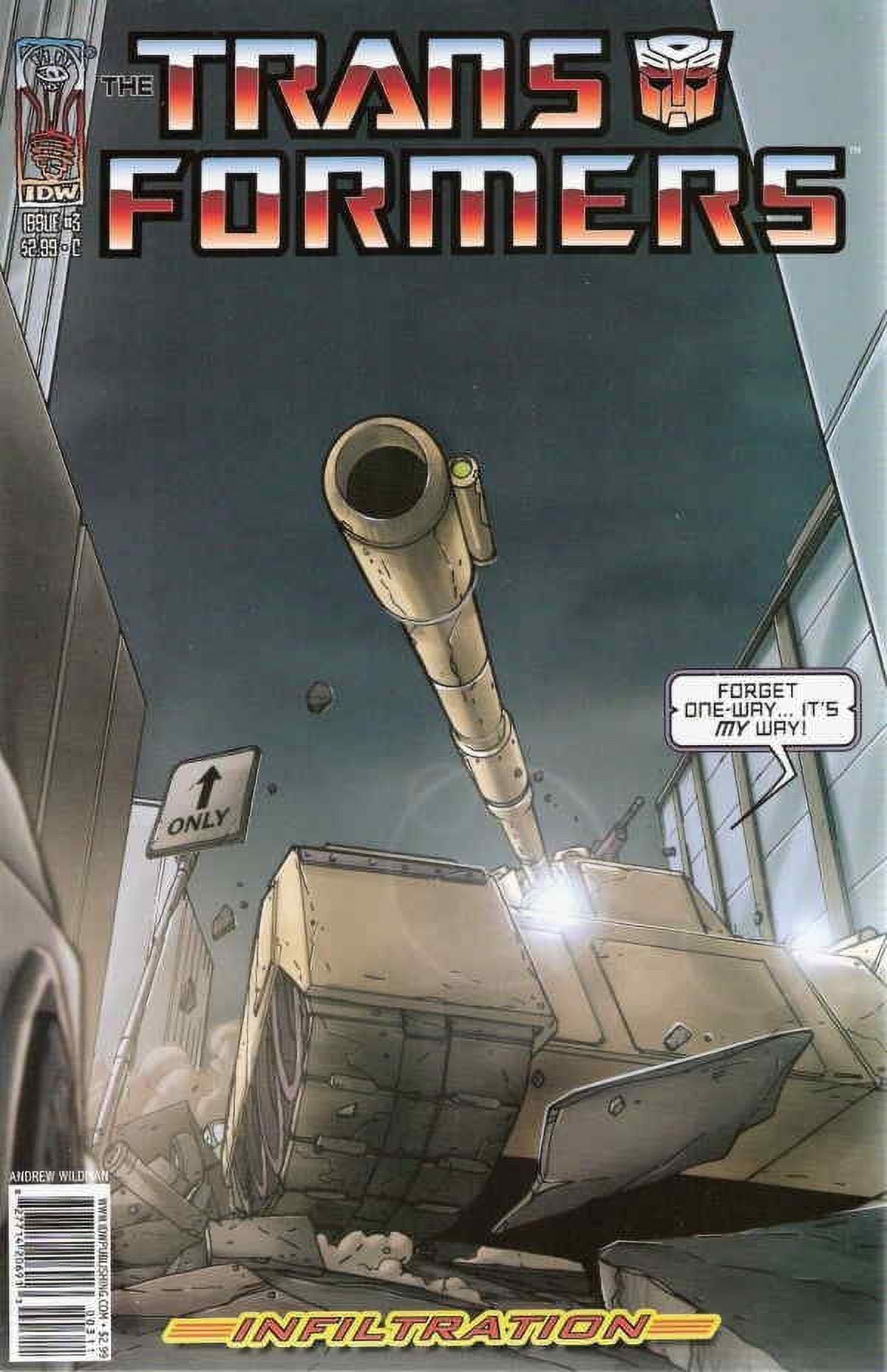 Transformers, The: Infiltration #3C VF ; IDW Comic Book - Walmart.com