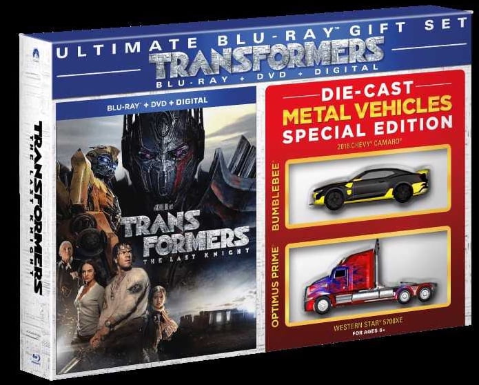 Transformers: The Last Knight (Walmart Exclusive) (Blu-ray+ DVD + 2 Die ...