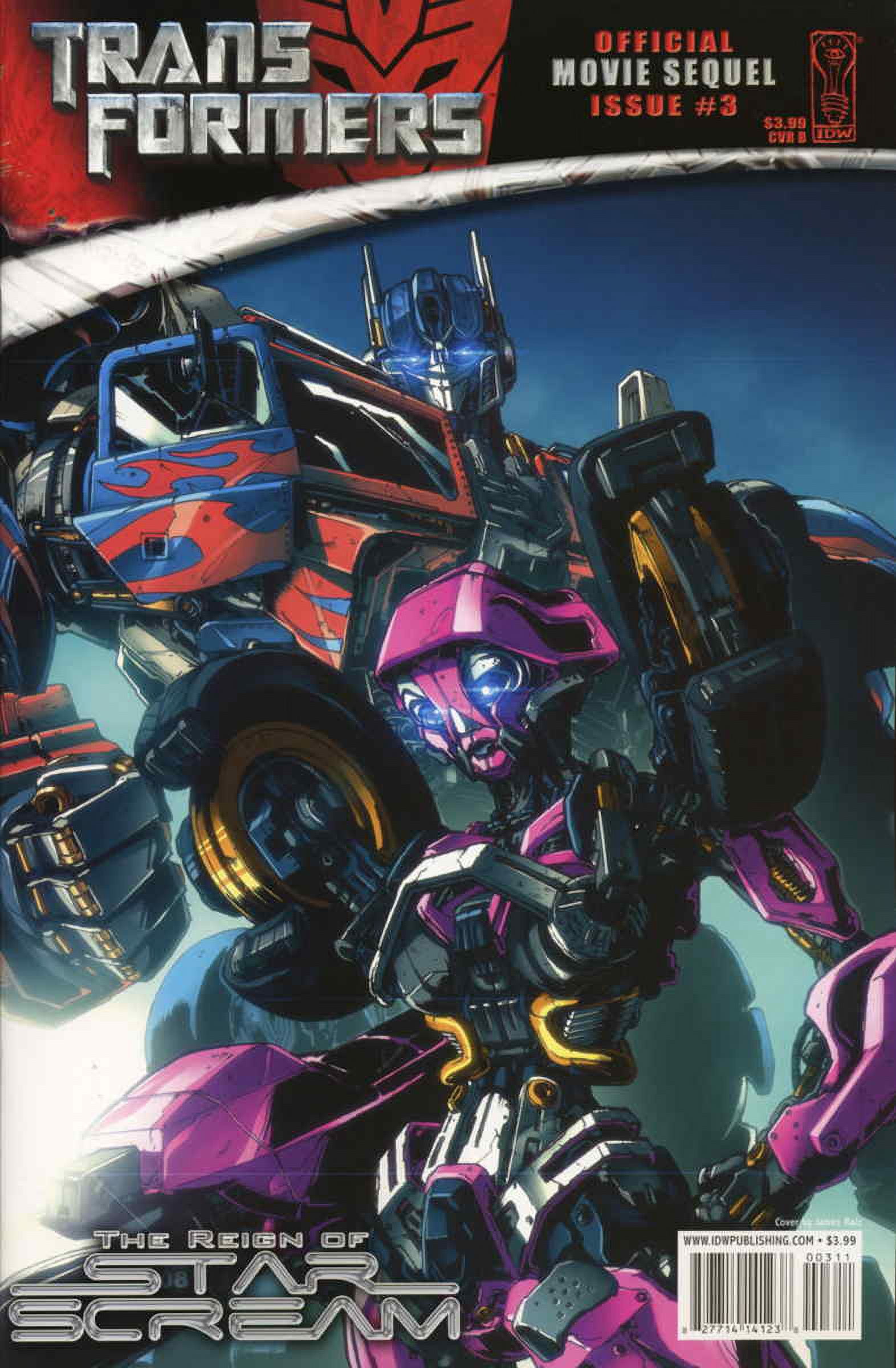 Transformers: The Reign of Starscream #3B VF ; IDW Comic Book - Walmart.com