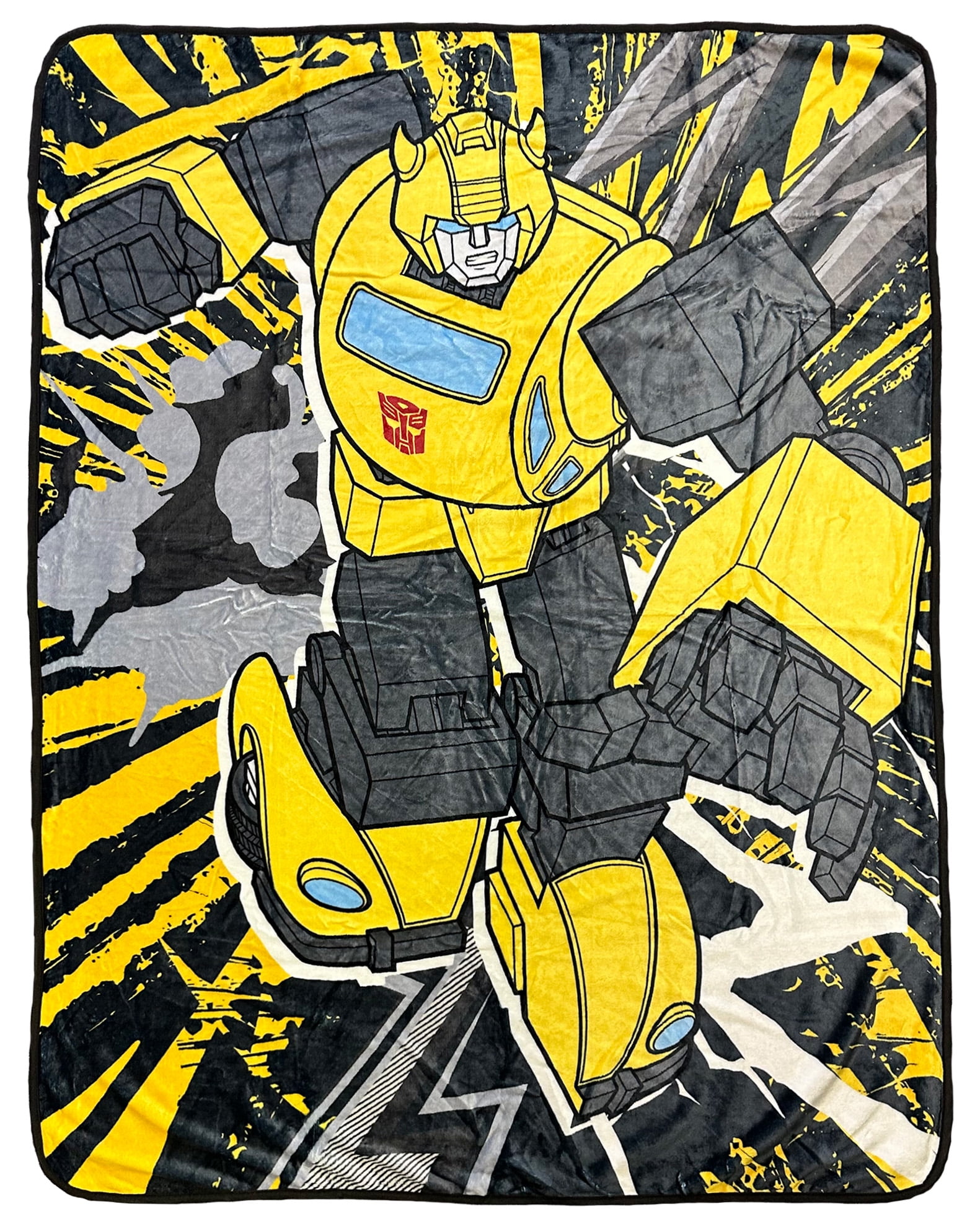 Transformers Throw Blanket Bumblebee Soft Cozy Plush Fleece Blanket 45 ...