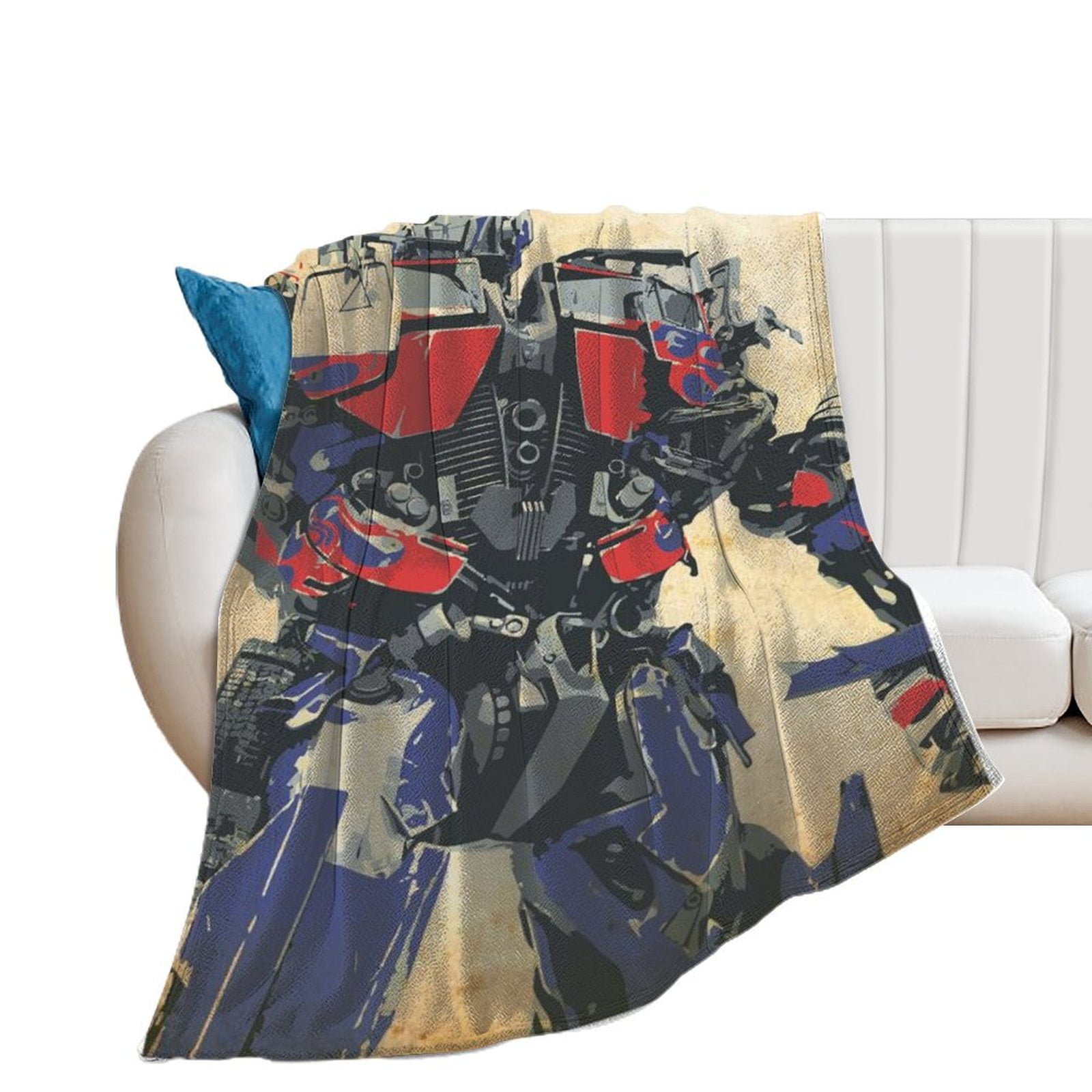 Transformers Throw Blanket Flannel Anime for Girls Boys Men Women ...