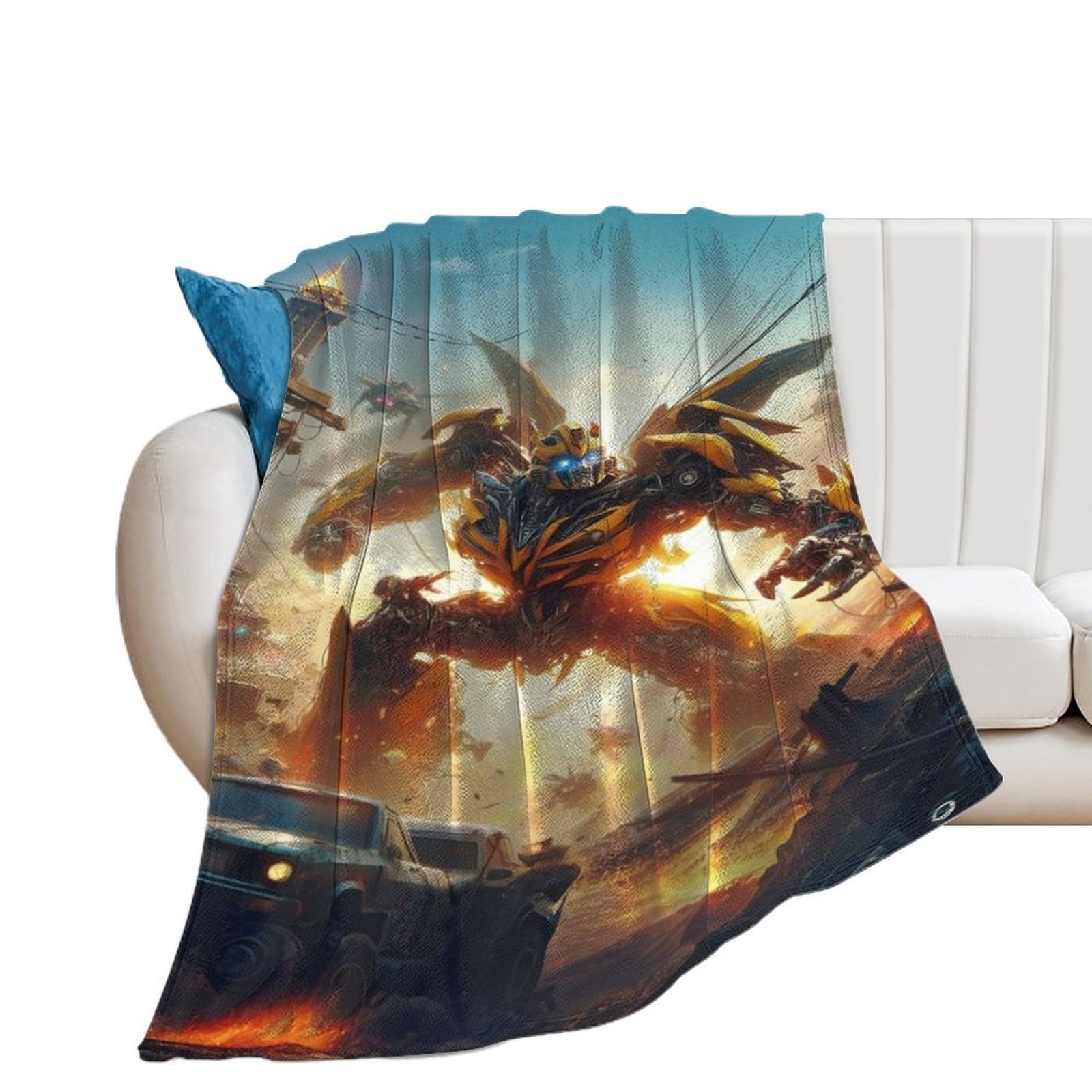 Transformers Throw Blanket Flannel Anime for Girls Boys Men Women ...