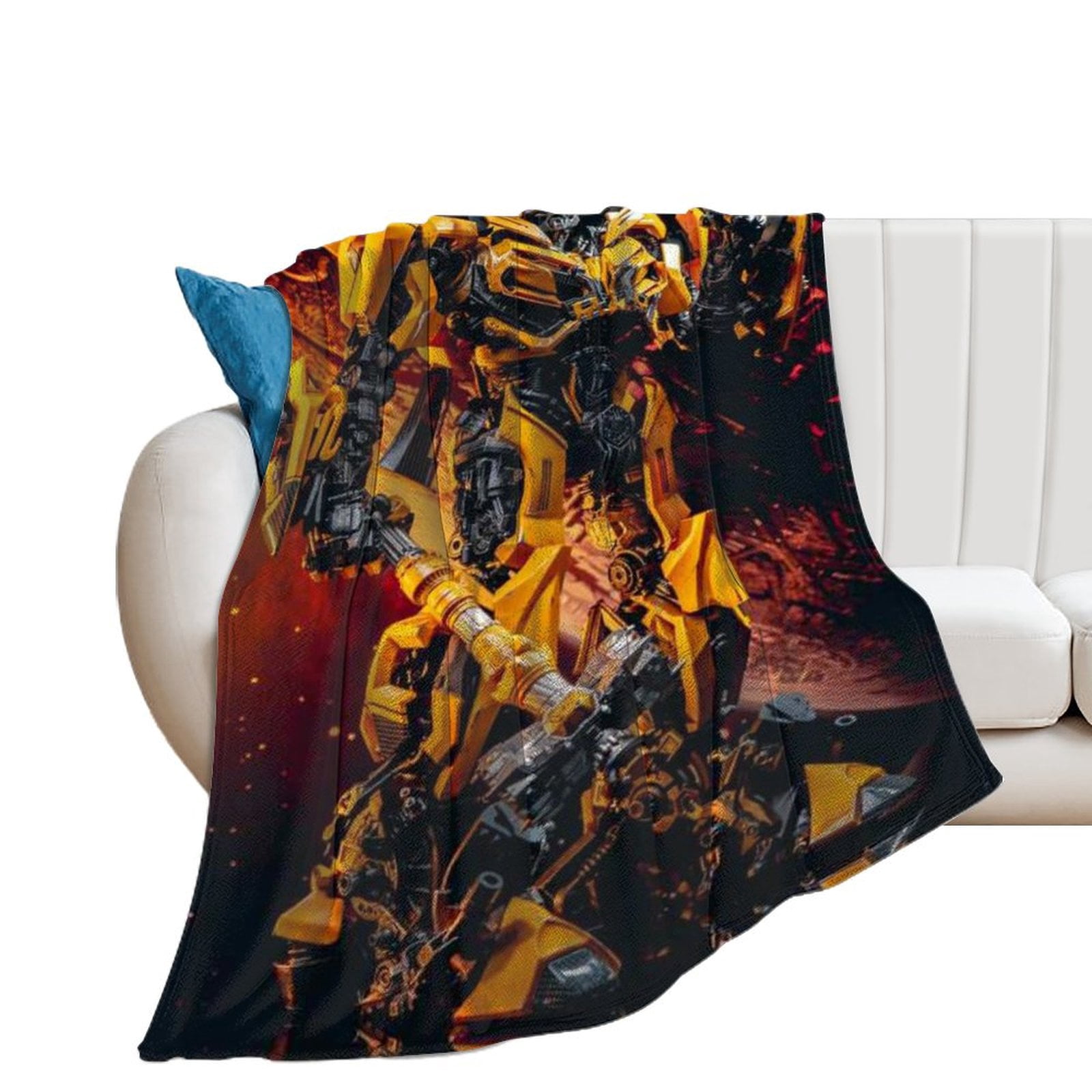 Transformers Throw Blanket Flannel Anime for Girls Boys Men Women ...