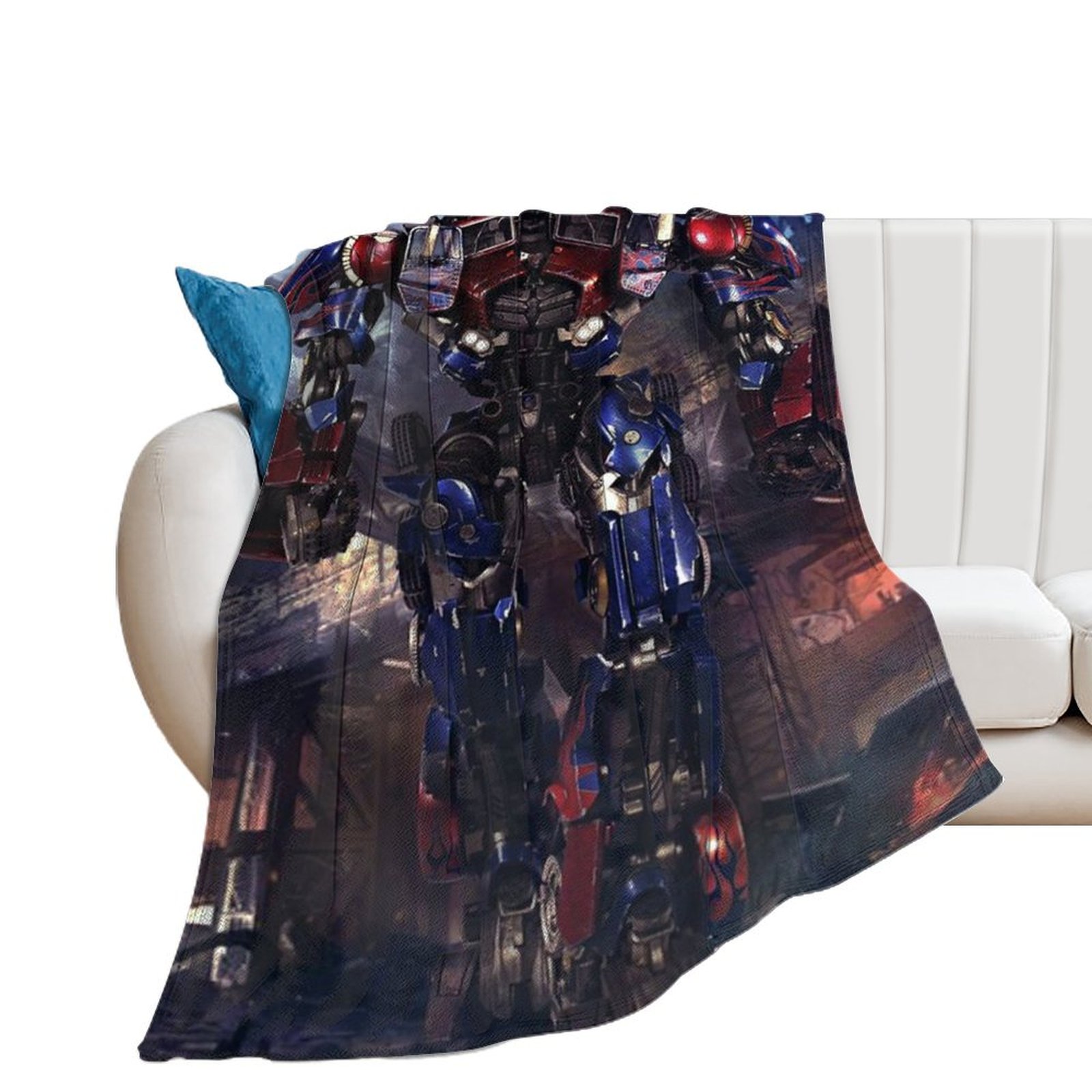 Transformers Throw Blanket Flannel Anime for Girls Boys Men Women ...