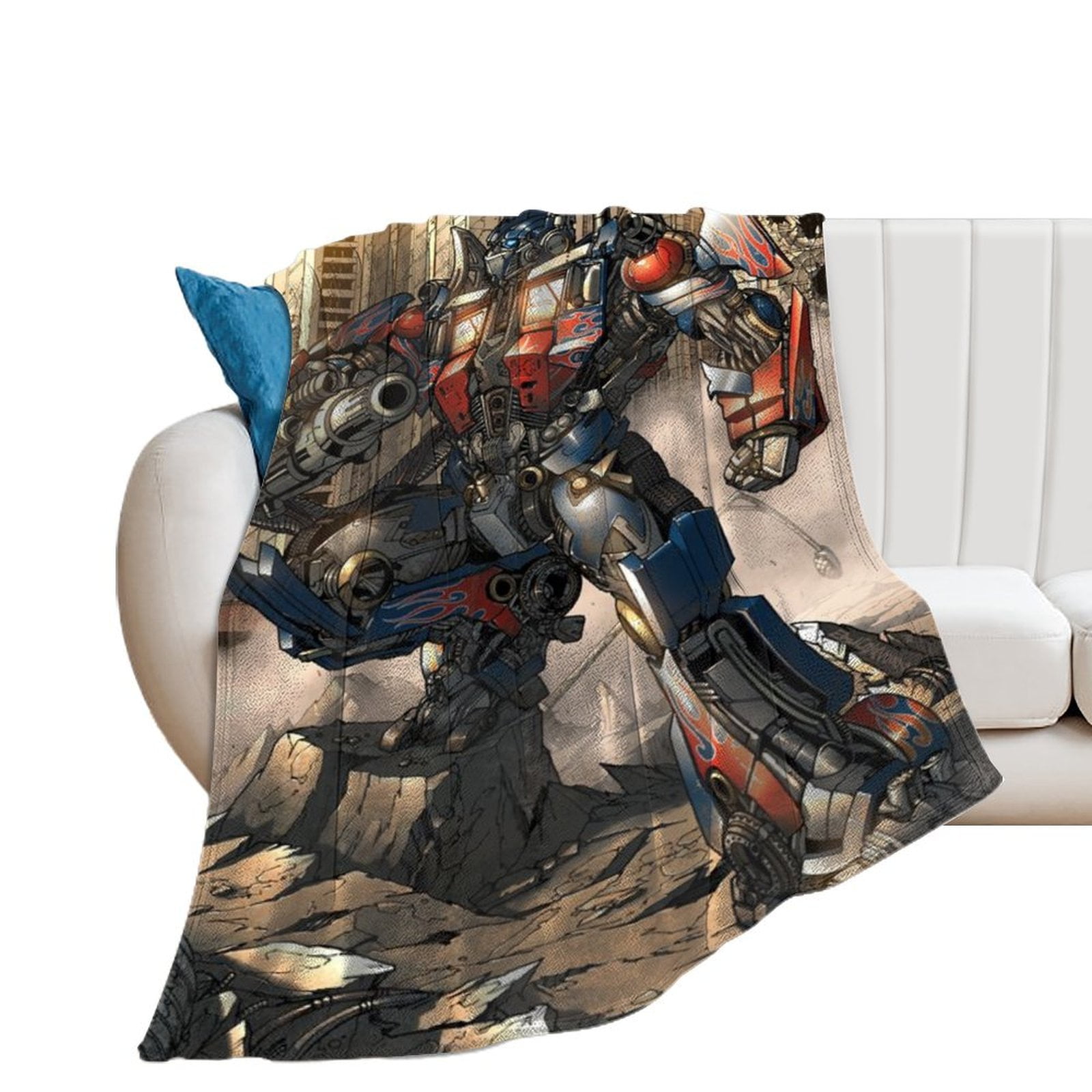 Transformers Throw Blanket Flannel Anime for Girls Boys Men Women ...