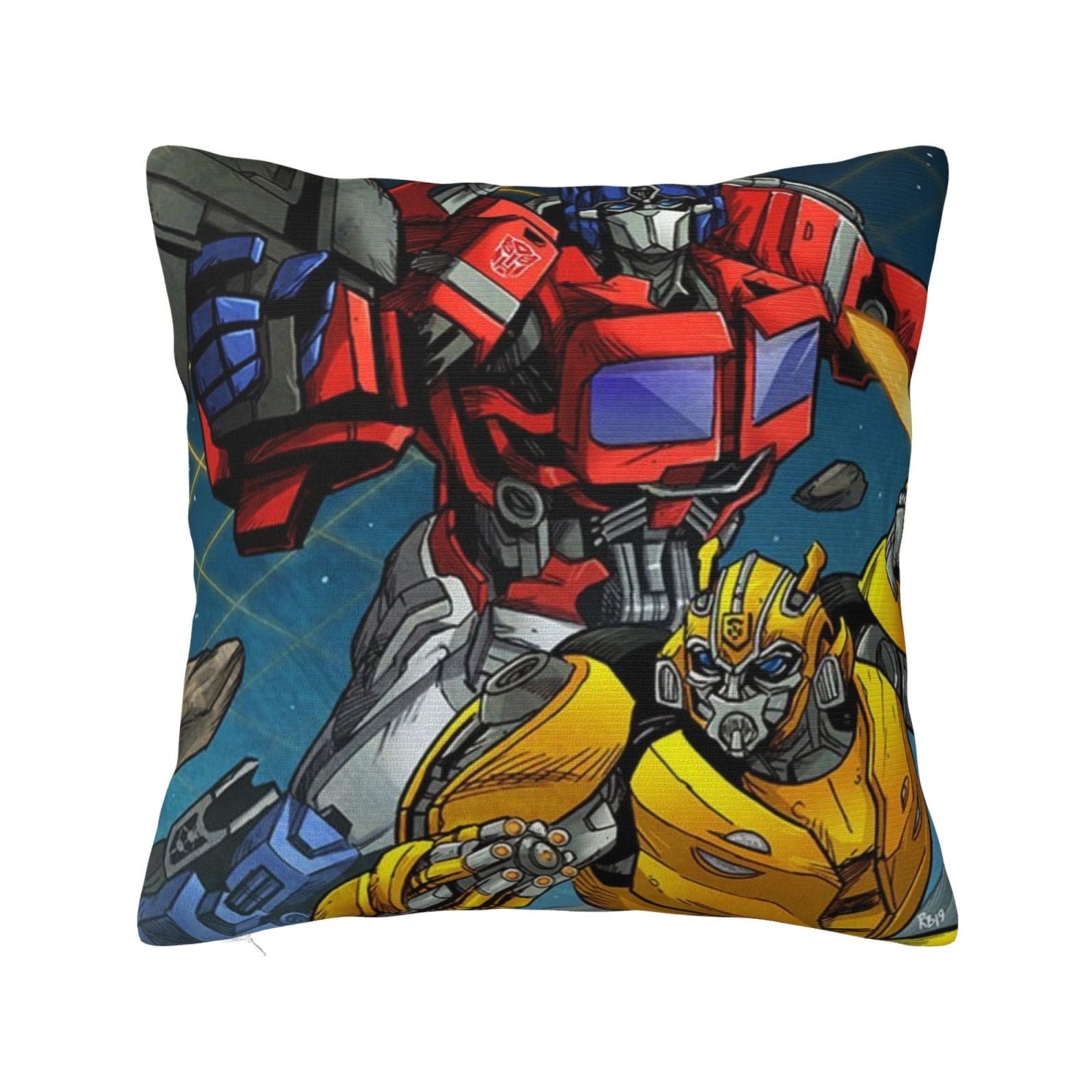 Transformers Throw Pillow Covers Faux Fur Plush Throw Pillow Covers ...