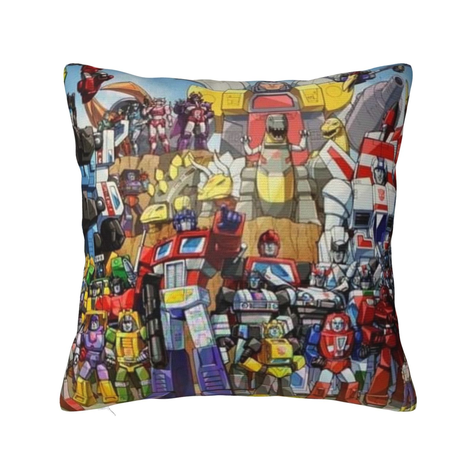 Transformers Throw Pillow Covers Faux Fur Plush Throw Pillow Covers ...