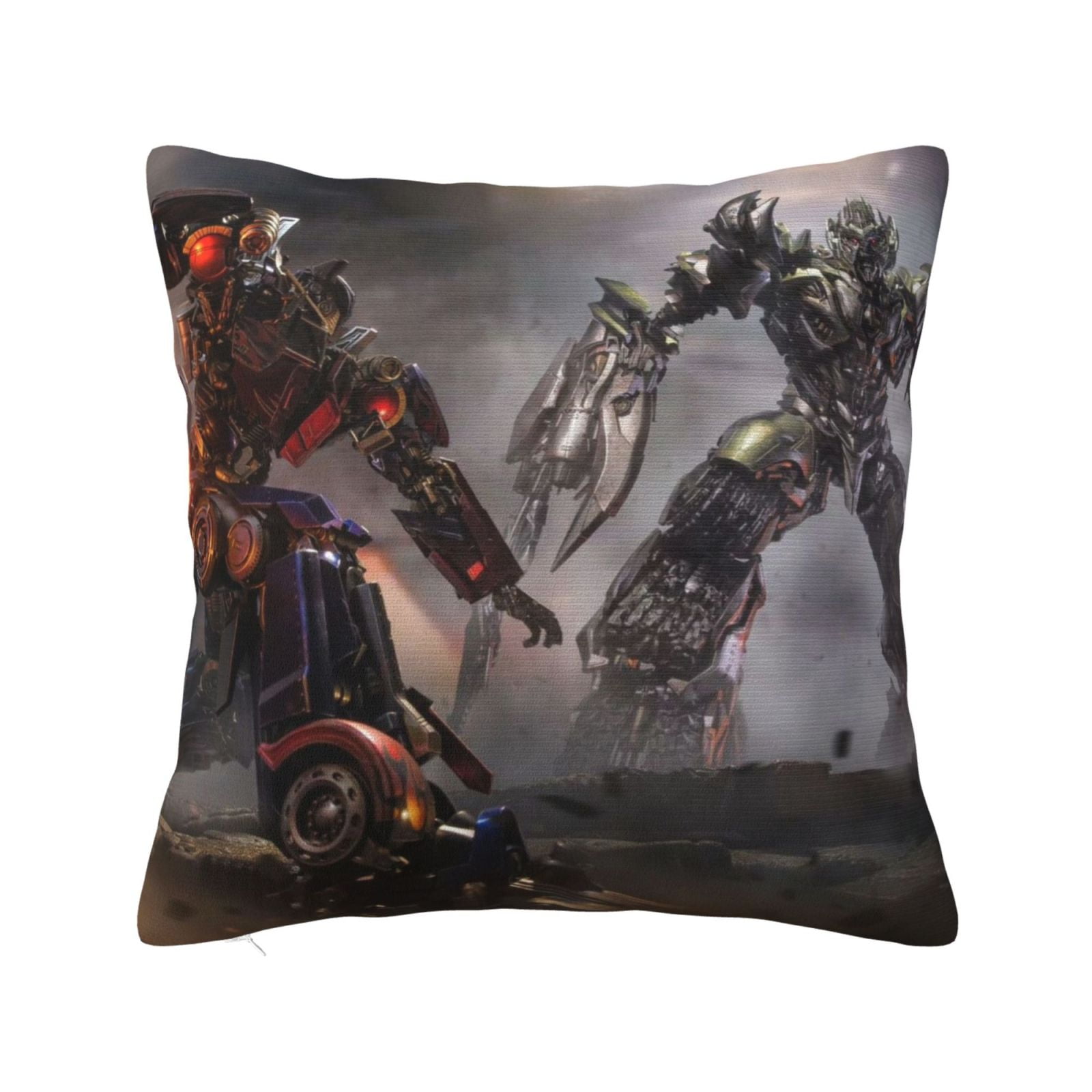 Transformers Throw Pillow Covers Faux Fur Plush Throw Pillow Covers ...