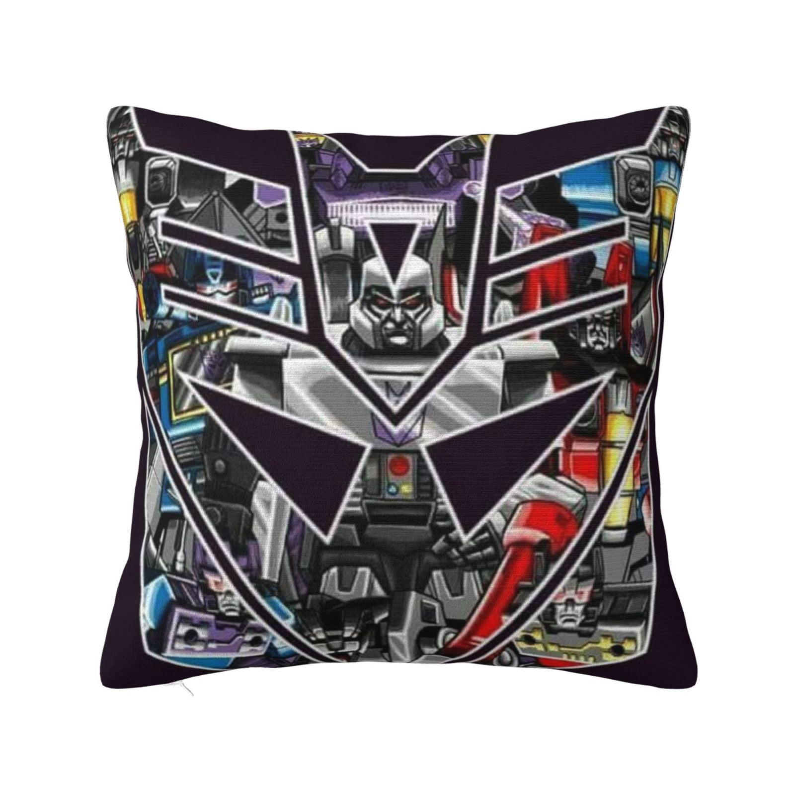 Transformers Throw Pillow Covers Faux Fur Plush Throw Pillow Covers ...