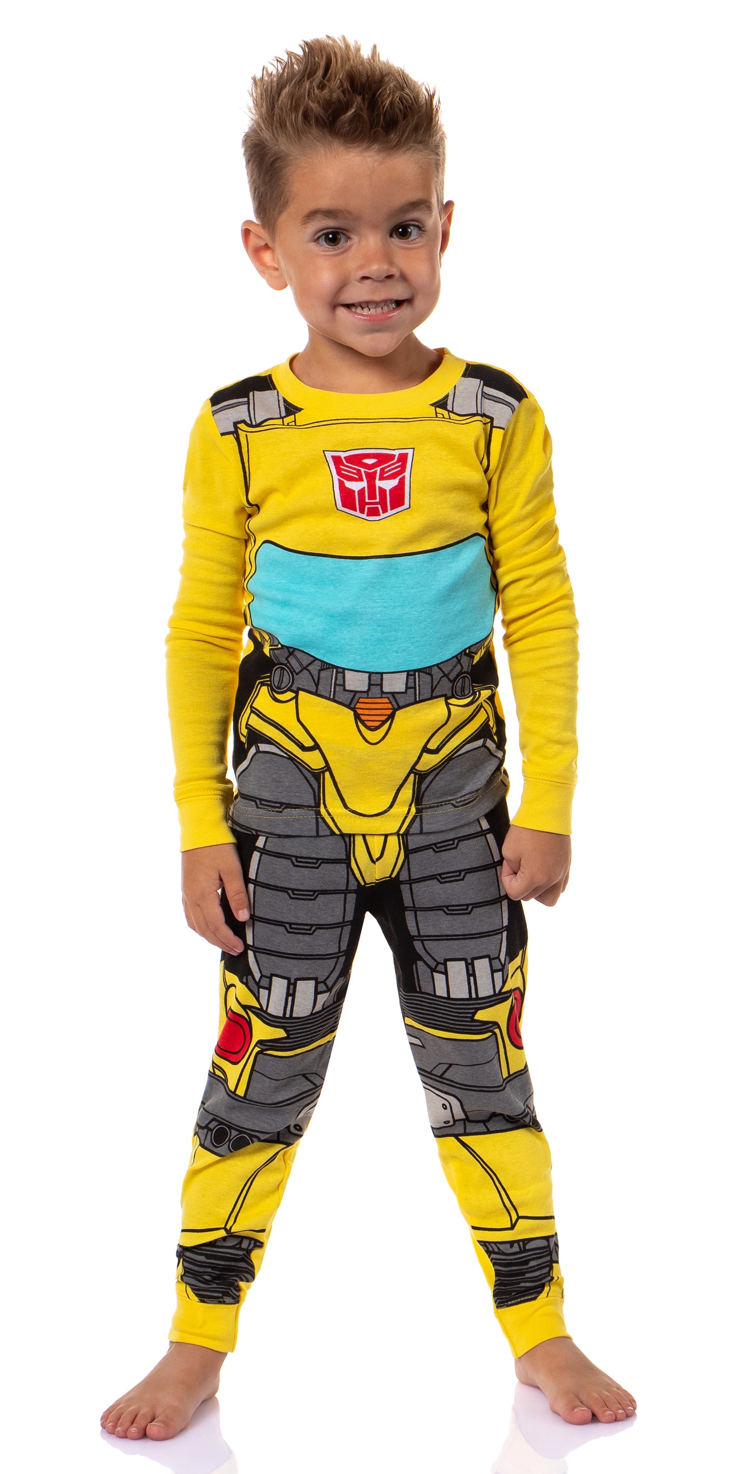 Transformers Toddler Boy's 2 Piece Sleepwear Bumblebee Character Tight ...