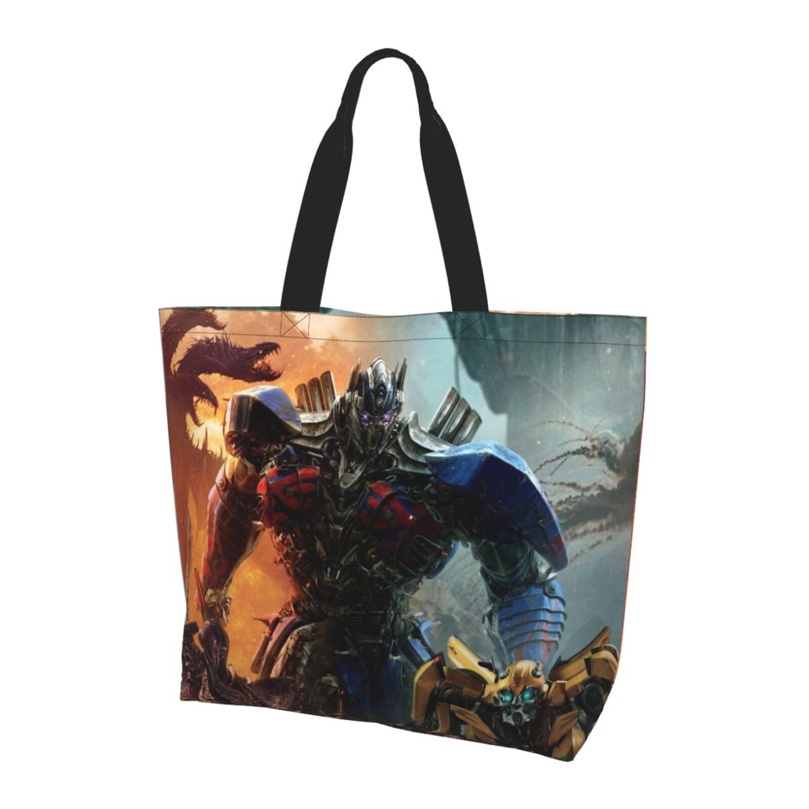 Transformers Tote Bag With Inner Pocket For Women Shoulder Bag Trendy ...