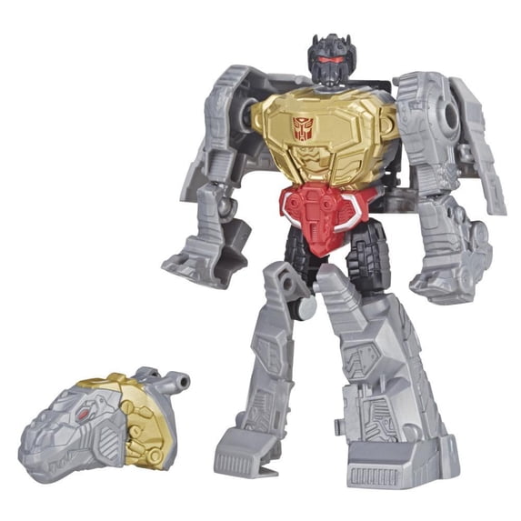 Transformers Authentics Bravo Grimlock 4.5” Action Figure - 2-in-1 ...