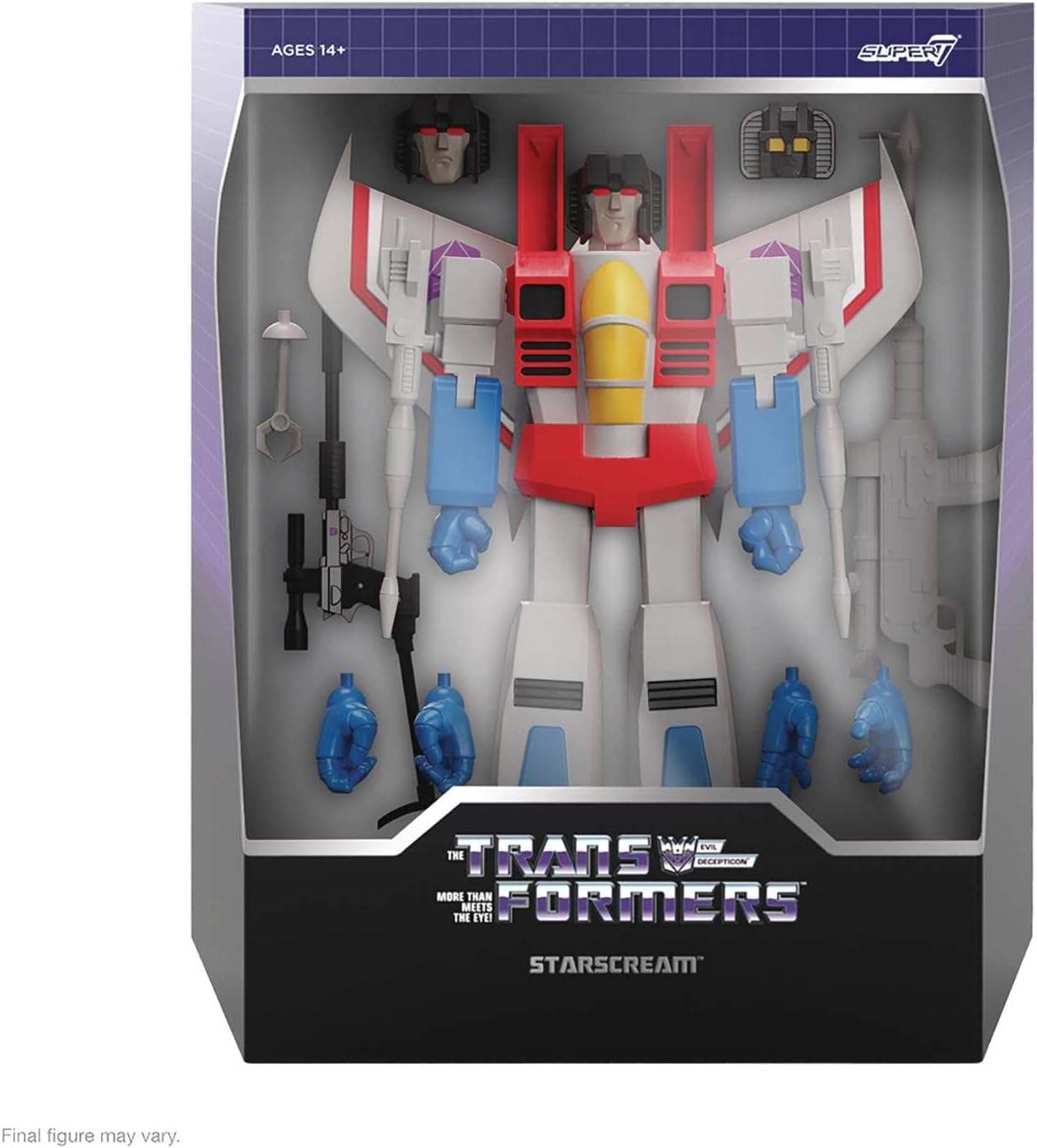 Transformers Ultimates: Starscream 7-Inch Action Figure - Walmart.com