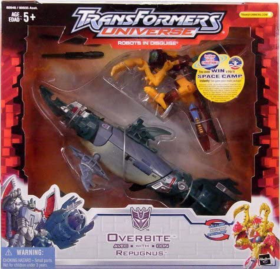 Transformers Universe Overbite Cyber Shark with Repugnus Set 2004 ...