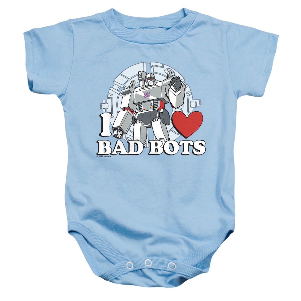 Transformers Valentine's Day I Love Bots Unisex Infant Snap Suit for ...