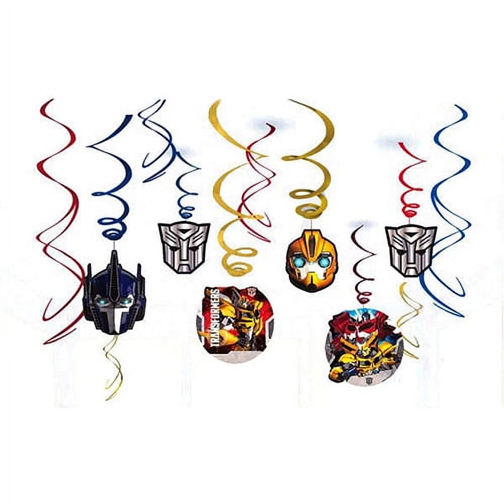 Transformers™ Value Pack Foil Swirl Decorations, Party Favor - Walmart.com