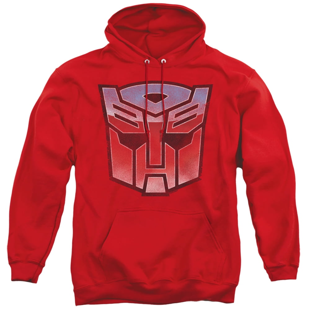 Transformers Vintage Autobot Logo Adult Pullover Hoodie Sweatshirt Red ...