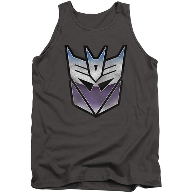 Transformers Vintage Decepticon Logo Licensed Adult Unisex Tank Top ...