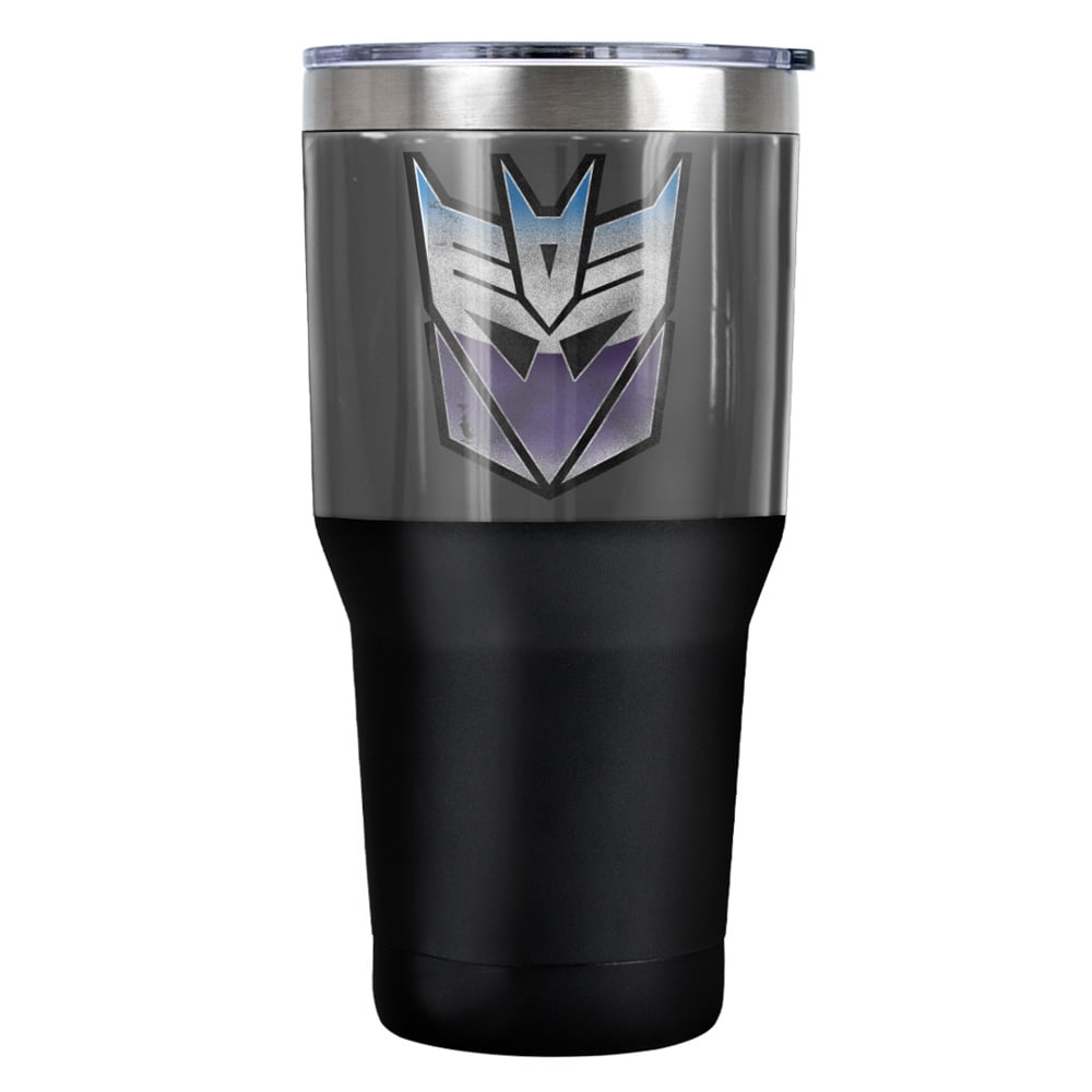 Transformers Vintage Decepticon Logo Stainless Steel Tumbler 30 oz ...