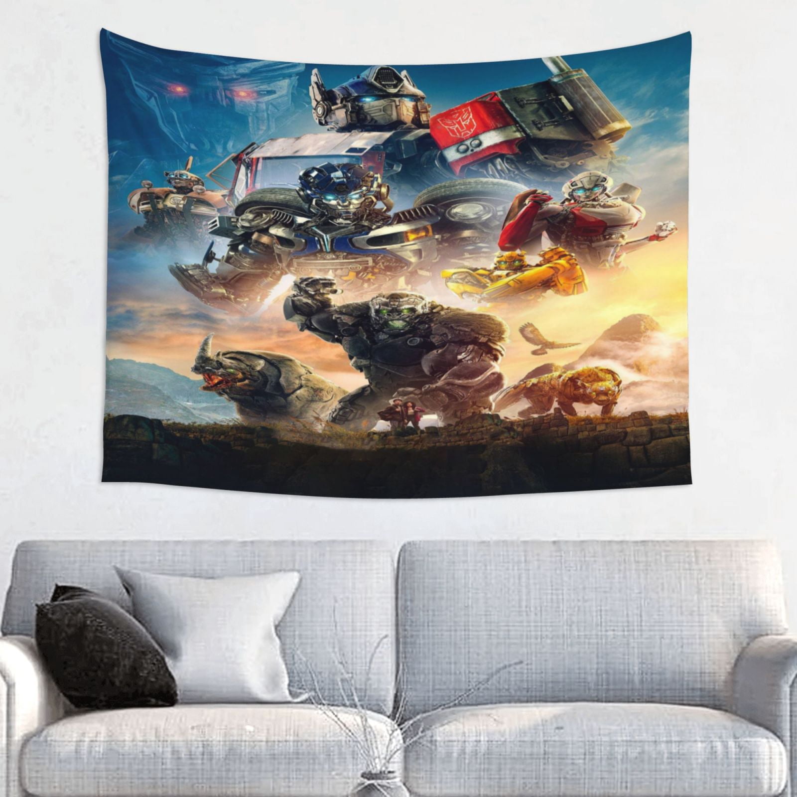 Transformers Wall Tapestry Anime Poster For Bedroom Aesthetics Funny ...