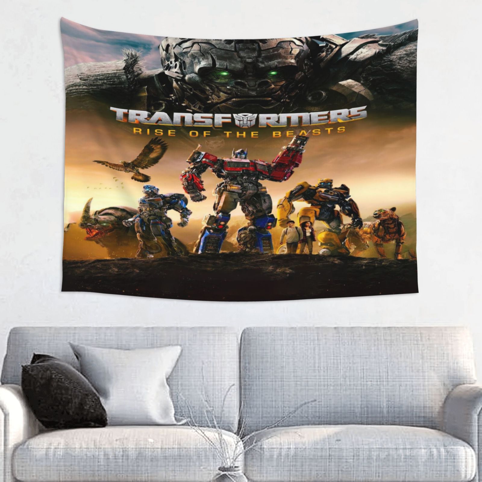 Transformers Wall Tapestry Anime Poster For Bedroom Aesthetics Funny ...
