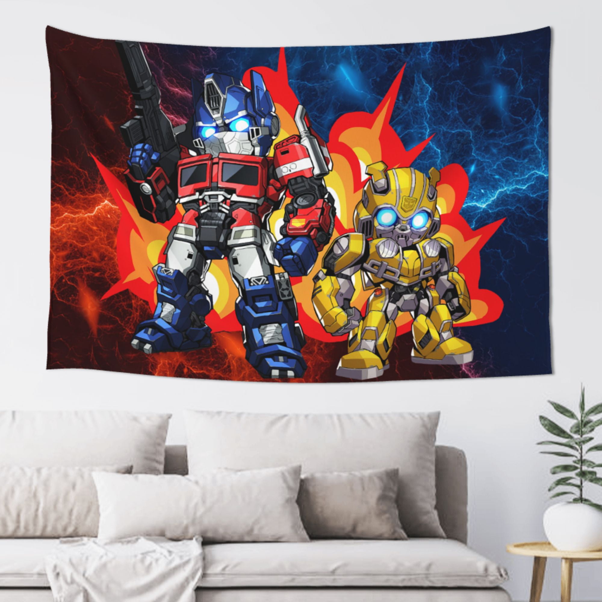 Transformers Wall Tapestry Poster for Bedroom Aesthetics Room Decor ...