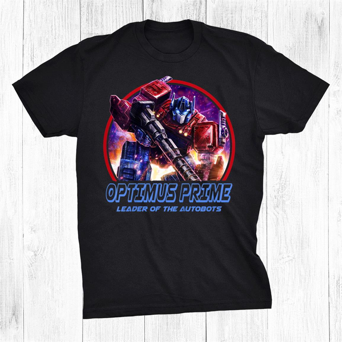 Transformers War For Cybertron Optimus Prime Leader Shirt Gift Black ...