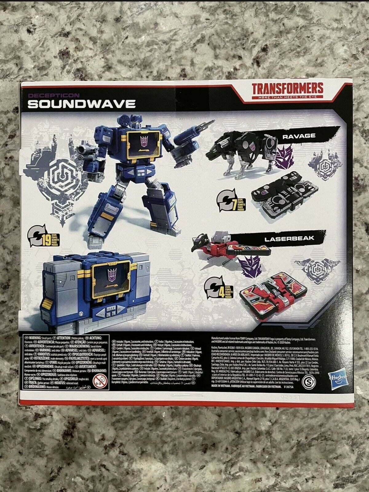 Transformers: War for Cybertron Soundwave Kids Toy Action Figure for ...