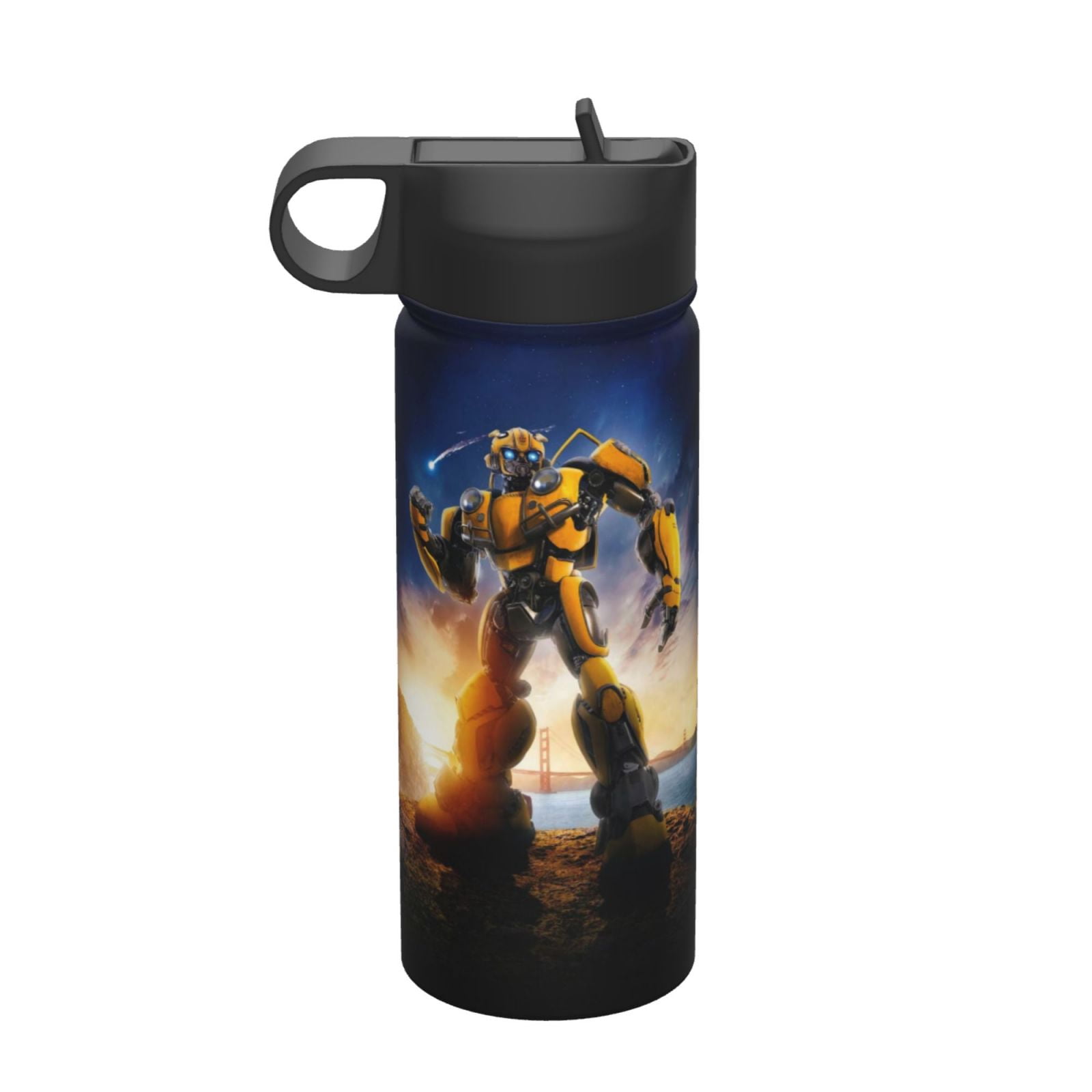 Transformers Water Bottle, Cute Pattern Stainless Steel Vacuum ...